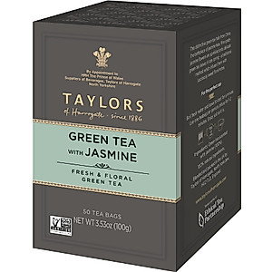 Taylors of Harrogate Green Tea with Jasmine, 50 Teabags