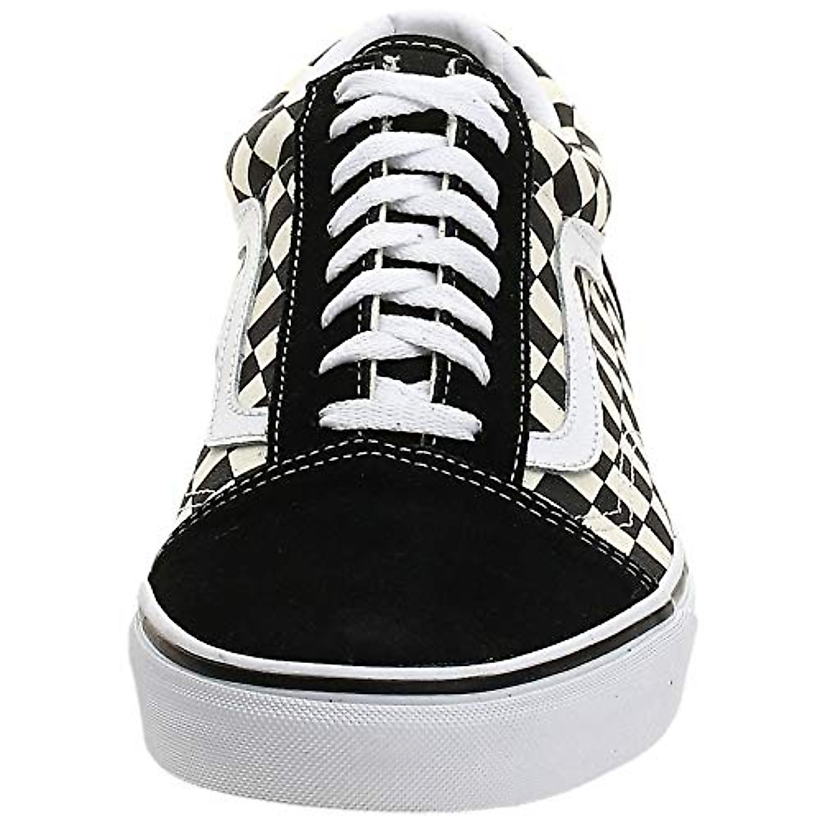 Vans Men's UA Old Skool Sneakers, Primary Check Black/White, 8