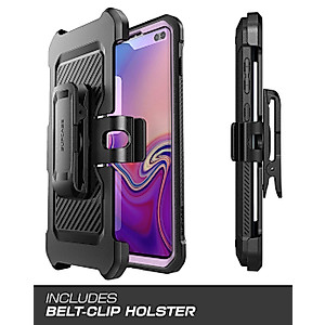 SUPCASE Unicorn Beetle Pro Series Designed for Samsung Galaxy S10 Plus Case (2019 Release) Full-Body Dual Layer Rugged with Holster & Kickstand Without Built-in Screen Protector (Purple)