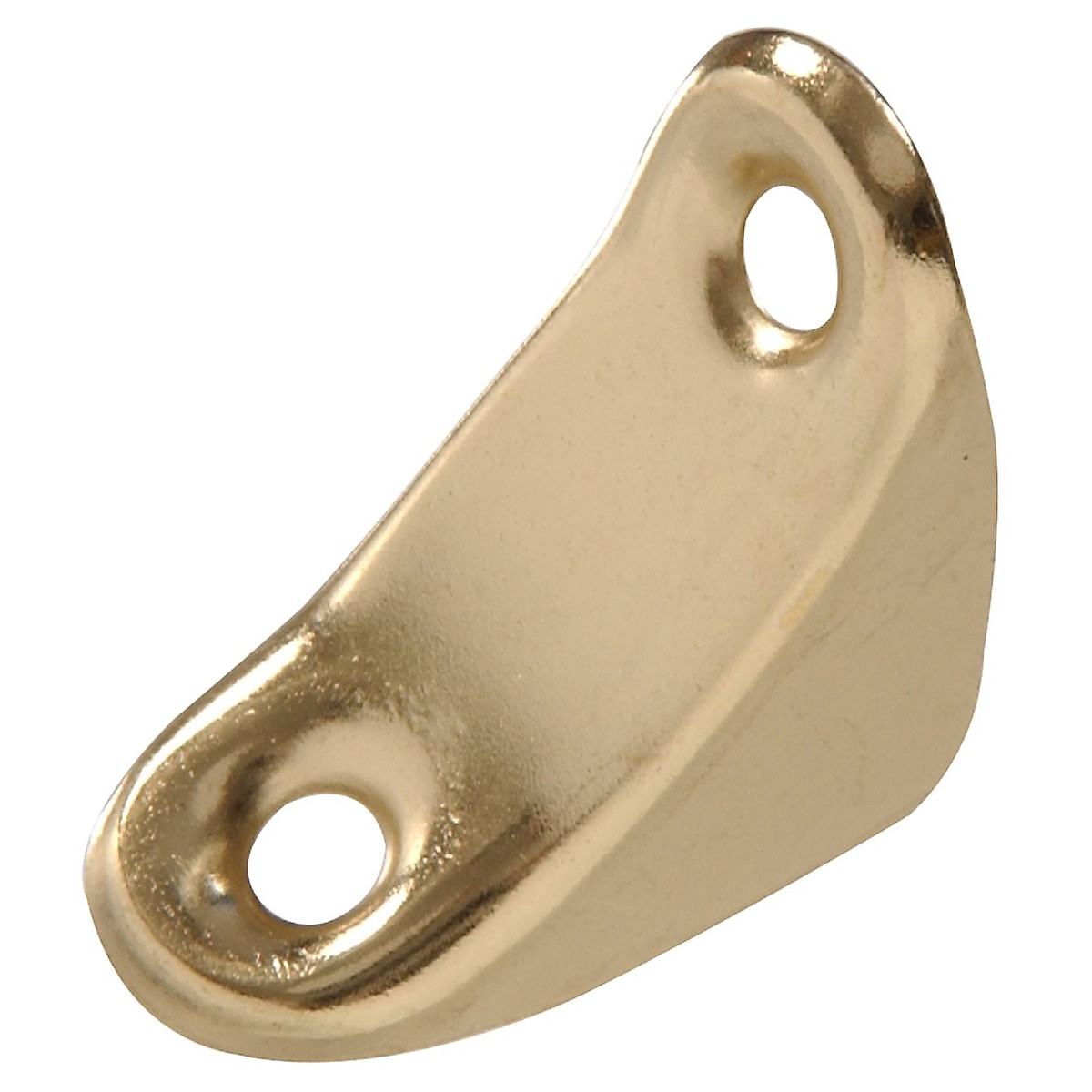 Hillman 853091 1 x 3/4 in. Chair Brace- Brass Finish 4-Pack
