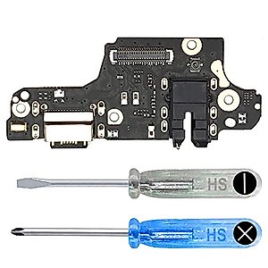 MMOBIEL Dock Connector Compatible with Xiaomi Note 9 Pro/Note 9S - Charging Port - Headphone Port/Microphone Replacement - Type C - Incl. Screwdrivers