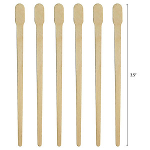 1000pcs Wax Spatulas Small Wax Wood Sticks, Waxing Applicator Sticks Wooden Craft Sticks Spatulas Applicators Hair Nose Wax Stick for Hair Body Eyebrow Removal