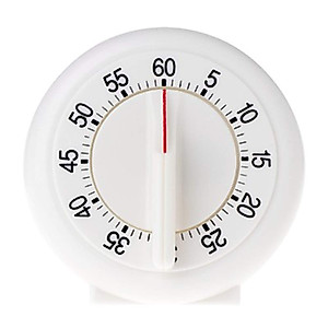 discountstore145 Timers for Kitchen Digital Kitchen Timer Countdown Stopwatch Timer with Loud Alarm Large Display White