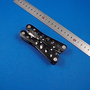 Tools of Life® Multitool Deluxe Black-Multi Tool Pouch Folding Hand Tool, Multifunction, Multipurpose Survival Tool with Gift Box