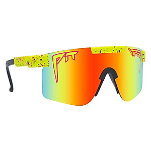Pit Viper The Original Sunglasses Narrow Fit (The 1993 with Polarized Rainbow Lens)