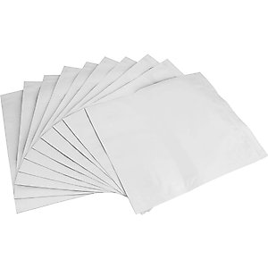 White Resealable Barrier Bag - 14" x 16" x 6.25" - 16 Ounce (1 lb.) Capacity - #BB10WW - Set of 10