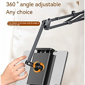 UIRPK Hidden Bedside Phone Tablet Holder Retractable Insertable for Lying Down in The Bed,Phone and Tablet Holder for Bed,Sofa,Desk (B-Phone&Tablet Universal)