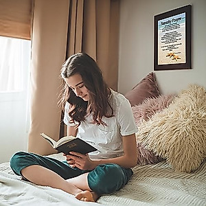 Serenity Prayer - Beach Christian Wall Decor, Starfish Scripture Inspirational Wall Art, Ideal Bible Inspired Wall Print For Living Room Decor, Office Decor, Church, or Beach House Unframed - 8x10