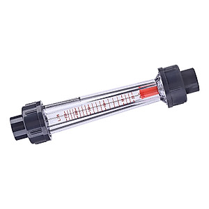 QANYEGN Water Flowmeter, Plastic Tube Type Water Rotameters, Instaneous Liquid Flowmeter for Process Control