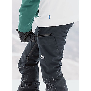 Burton Womens' Gloria 2L Waterproof Stretch Insulated Snow Pants (Standard, Large, True Black)