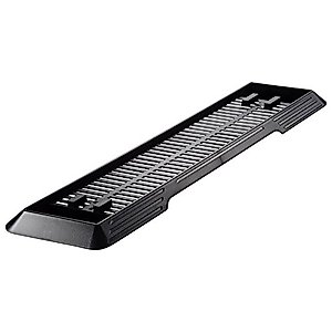 eXtremeRate Black Vertical Stand for PS4 Pro Console, Steady Base Mount Holder for PS4 Pro Console, Bracket Stand for PS4 Pro Console with Built-in Cooling Vents Non-Slip Feet