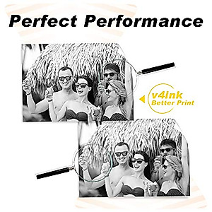 v4ink 4-Pack Compatible Toner Cartridge Replacement for Brother TN580 TN620 TN650 High-Yield work with HL-5240 HL-5250 HL-5340 HL-5370 MFC-8460 MFC-8480 MFC-8680 MFC-8690 MFC-8860 MFC-8890 Series
