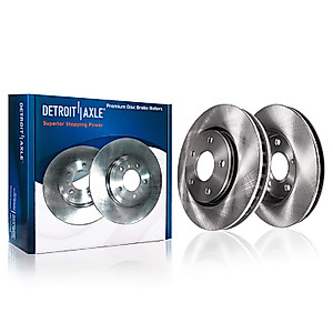 Detroit Axle - Complete FRONT 12.59" Disc Brake Rotors for 2009 2010 2011 2012 2013 2014-2016 2017 2018 2019 Nissan Maxima - [09-11 Nissan Murano]