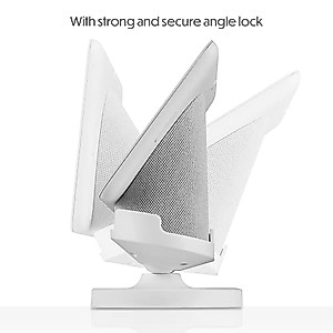 Wasserstein Adjustable Stand for Google Nest Hub (2nd Gen) - Made for Google (Chalk)