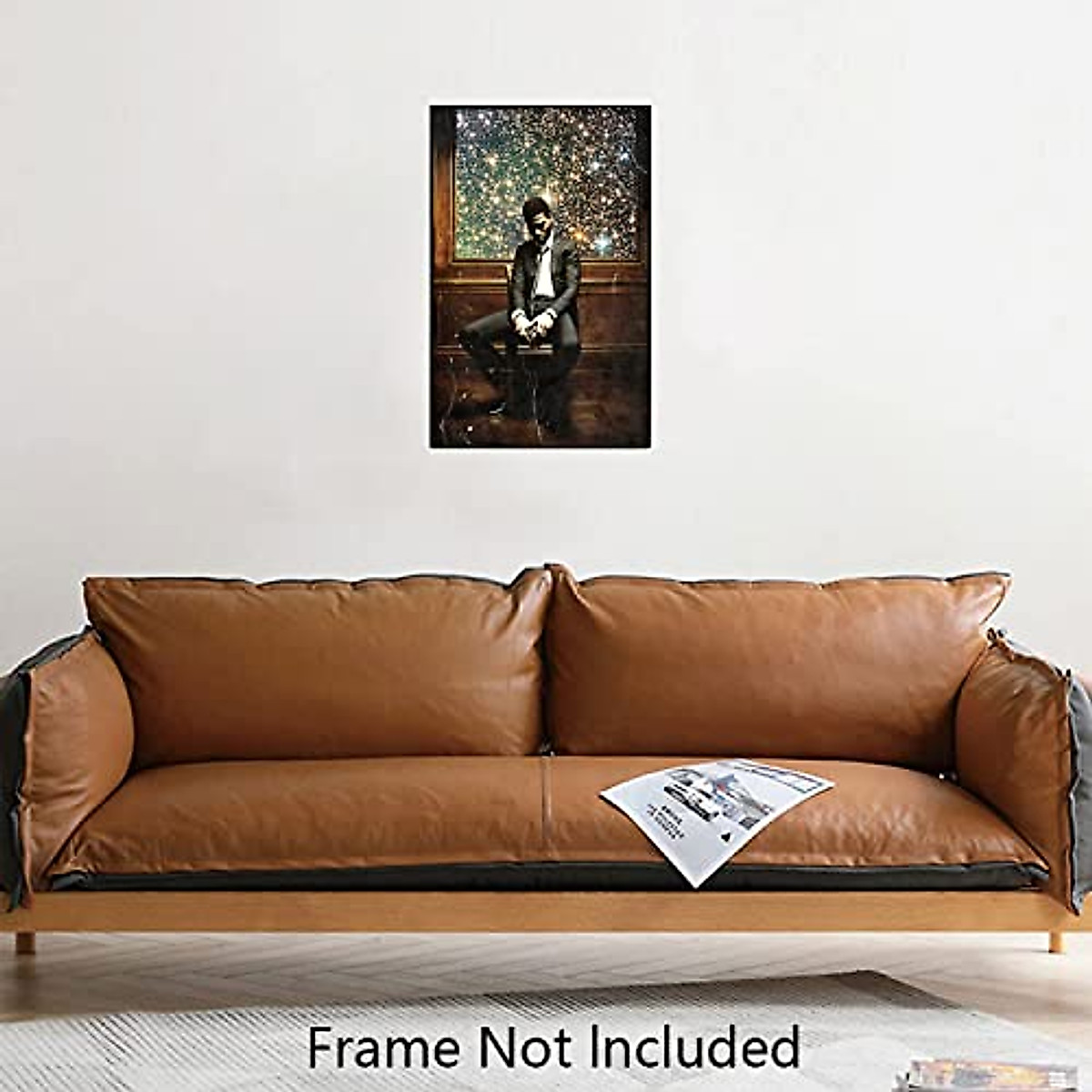 Kid Cudi Man On The Moon II The Legend of Mr. Rager Music Poster 12 x 18 inch Poster Print Frameless Art Gift 30.5 x 46 cm Matte Paper Surface