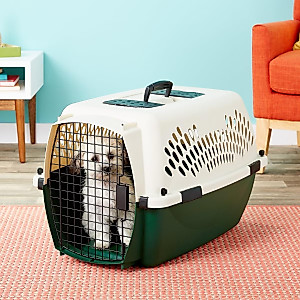 LAZAT Pet Kennel - Dog Crate for Small Dogs is Safe, Ventilated and Durable, The Best Choice for pet Travelling. (26.15 x 18.56 x 16.5 inches)