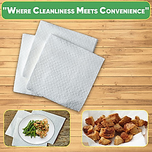 Elegant Lunch Napkin 500 Lunch Napkin 1 Ply, White