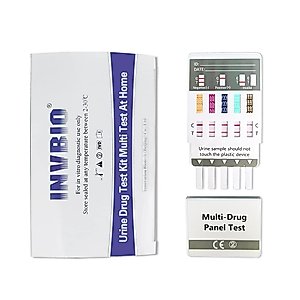 8 Pack-INVBIO Urine Test 10 Panel Screening Home Test Kit - Urine Multi-Drugconfirmed Dip Card, 5 Minuets Accurate Results