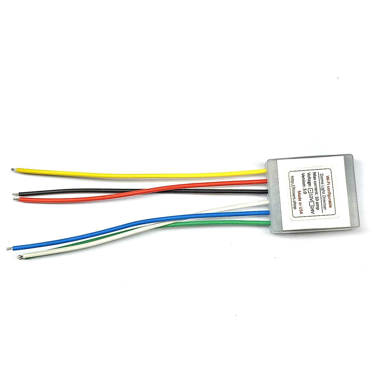 Dome Light Dimmer with Delay. Fits Any Car. 20 Sec and 10 Min Timeout.