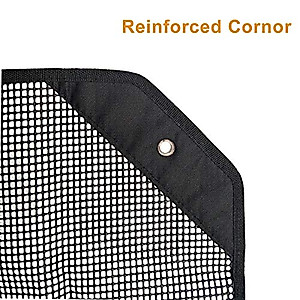 Jeacent Air Conditioner Covers For Outside Units Black,AC Cover For Outside Unit, Air Conditioner Leaf Guard Open Mesh (36"×36")