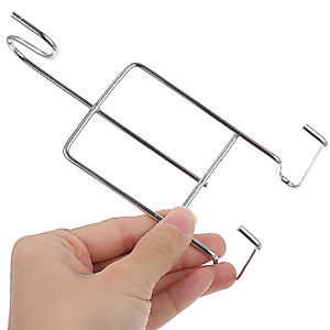 Kichvoe Glass Coffee Mugs 4Pcs Coffee Mug Holder Tea Cup Display Stand Drinking Glasses Bottle Drying Rack Stand Saucer Dishes Organizer Rack for Kitchen Restaurant Office Display Cabinet