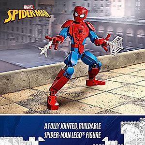 LEGO Marvel Spider-Man 76226 Building Toy - Fully Articulated Action Figure, Superhero Movie Inspired Set with Web Elements, Collectible Model for Boys, Girls, and Kids Ages 8+