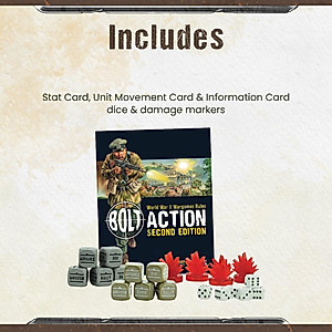 Wargames Delivered Bolt Action Miniatures - Band of Brothers Starter Set- English Language. Action Figures 28mm WWII Miniature Models and Tanks for Miniature Wargaming by Warlord Games