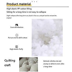 ACGrade Semi-Enclosed seat Cushion, Plush Back Chair Cushion, Semi Enclosed one seat Cushion, Suitable for Decorating Home, School, Table and Chair Pillows