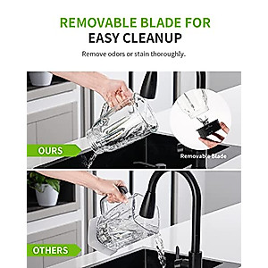 Blender for Shake and Smoothies, SHARDOR Powerful 1200W Countertop Blender for Kitchen, 52oz Glass Jar, 3 Adjustable Speed Control for Frozen Fruit Drinks, Smoothies, Sauces & More, Sliver