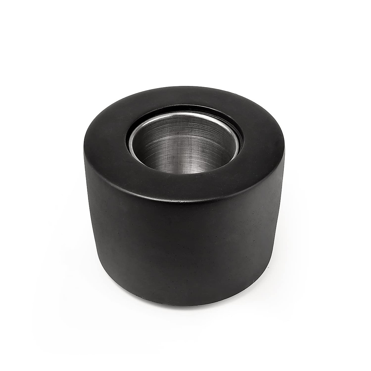 Ang Lifestyle Products Tabletop Fire Pit Rubbing Alcohol Fireplace Fireplace for Indoor and Outdoor Small Mini Smores Maker Mini Fire Pit Concrete Bowl Fire Pit Bowl Black