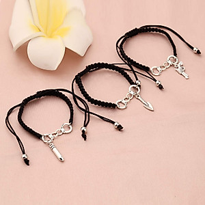 SEIRAA Partners in Crime Bracelets Handcuff Jewellery Group of Friends Gift Best Friends Bracelet Set Friendship Bracelets (Handcuff bracelet)