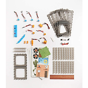 SmartLab Toys Archi-TECH Electronic Smart House - Educational Home Design Room Decoration Stem Building Toys & Engineering Kit - Build Your Own Smart House with Activity Book Building Set & 2x E-Books