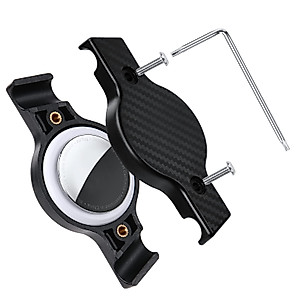 Ainiv AirTag Bicycle Mount, AirTag Bike Mount Holder, Water Resistant Anti-Shake Bike Mount Holder, Hidden Under Seat Cases Protectors for Airtags Easy Attach Road Mountain Bicycle