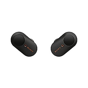 Sony WF-1000XM3 Truly Wireless Noise Cancelling Headphones with Mic, up to 32 Hours Battery Life, Stable Bluetooth Connection, Wearing Detection with Alexa Built-in - Black