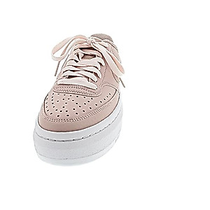 Nike Court Vision Alta Leather Women's Trainers Shoes, Pink Oxford/Pink Oxford-White, 7 M US
