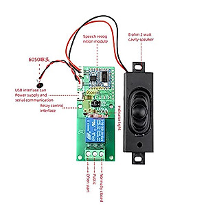 HLK-V20 Intelligent Voice Recognition Chip Control Module Awareness Module Custom Word Voice Control Switch Module