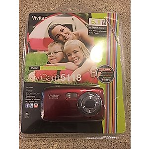 Vivitar 5118BL ViviCam 5 MP Compact System Camera with 1.5-Inch LCD Body (Blue)