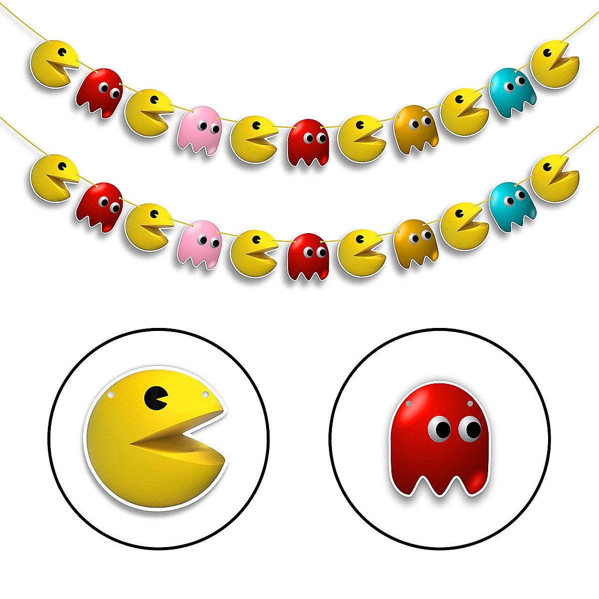 Seyal® Pacmn Ghost Garland Decoration