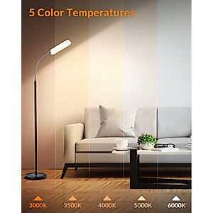 LEPOWER Desk Lamps with 50 Lighting Modes & Floor Lamp with Stepless Dimmer and 5 Color Temperatures