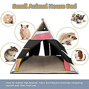 Y-DSIWX Guinea Pig Hideout Cozy Hamster House Cave for Bunny Chinchilla Hedgehog Small Animal Cat Cute