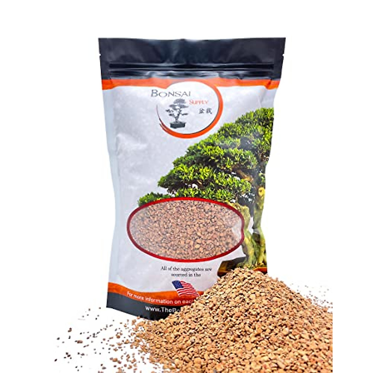 Calcined Clay for Bonsai, Succulent, Cactus | 2 Quarts Bag | 1/8” Particle Size | The Bonsai Supply