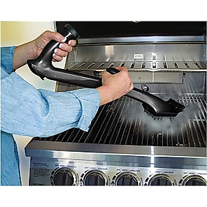 Grill Daddy GD12952S Pro Grill Brush-Cleans BBQ Easily with The Powe, 1, Black
