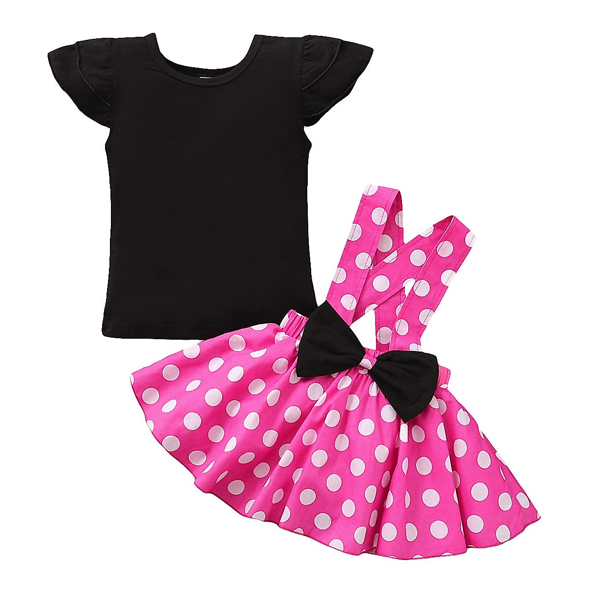 Baby Toddler Girl Polka Dots Fancy Dress Up Costume Birthday Party Tulle Dresses with Polka Dot Headband