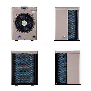 ECOPOOLTECH-Pool Heater for Above Ground Pools,Pool Heat Pump,14000BTU/hr,Up to 5000gallons,110V~120V/60Hz