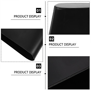 EXCEART 6 Inch Metal Cowbell With Wooden Mallet Percussion Cow Bells Noise Maker Musical Handheld Kit Drum Set Instrument Accessories Black