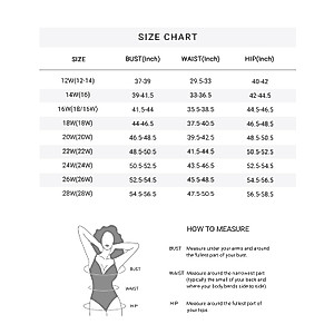 Holipick Plus Size Swim Dress Women - Leopard One Piece Swimsuit with Skirt V Neck Tummy Control Bathing Suit 22W
