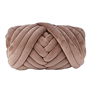 Chunky Cotton Yarn for Arm Knitting Crochet Super Saver Jumbo Giant Bulky Premier Yarn for Making Pets House Blanket