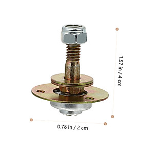 4pcs Rocking Chair Bearing Gaming Chair Bolts Office Chair Bolts Rocking Chair Screws Glider Rocker Parts Carassosories Rocking Chair Part Component Iron Tables and Chairs