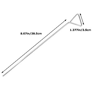 Lind Kitchen 3PCS 3.5cm Stainless Steel Cell Spreader Stainless Steel Cell Spreader Spreading Bar Laboratory Supplies