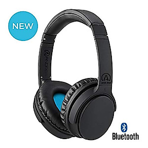 Andrea Communications ANR-950 Wireless Bluetooth Headphones with Active Noise Reduction, Black